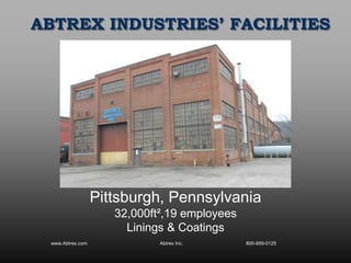 Who's Abtrex Inc- Custom Tank Fabricators and Rubber Liners | PPTX