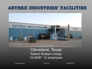 Who's Abtrex Inc- Custom Tank Fabricators and Rubber Liners | PPTX