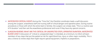 Who safe surgical practice guidelines | PPTX