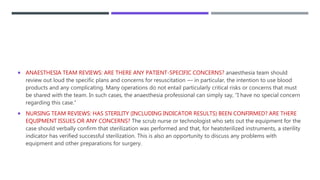 Who safe surgical practice guidelines | PPTX