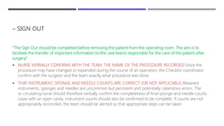 Who safe surgical practice guidelines | PPTX