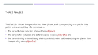 Who safe surgical practice guidelines | PPTX