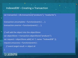 Who's afraid of front end databases? | PPT