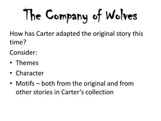Carter's Wolf Stories | PDF