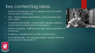 Whos afraid of virginia woolfrevision programme | PPTX