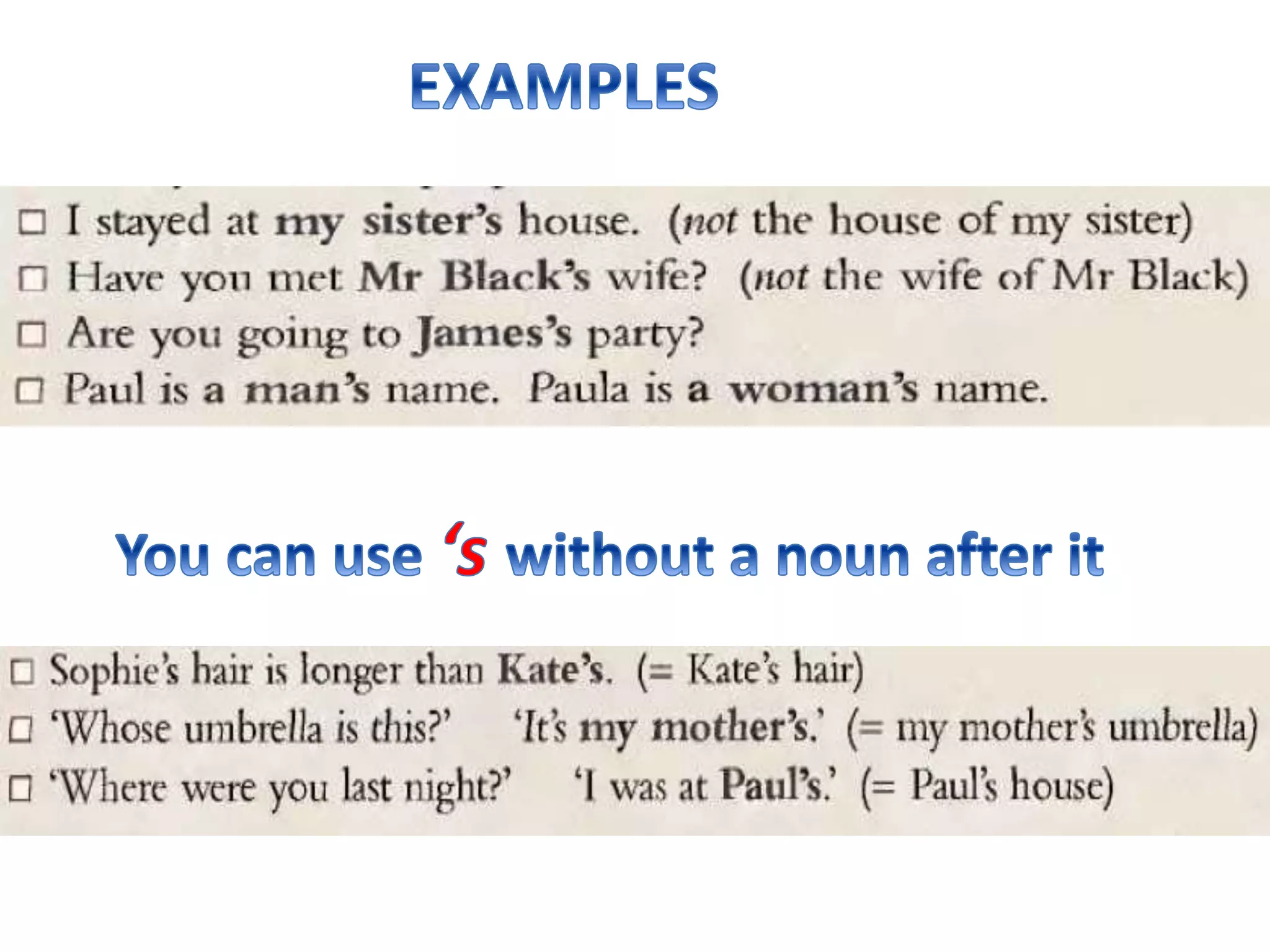 Whose and possessive 'S | PPTX