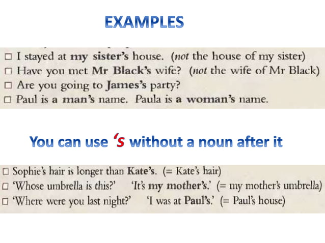Whose and possessive 'S | PPTX