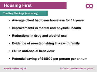 Housing First in England | PPTX