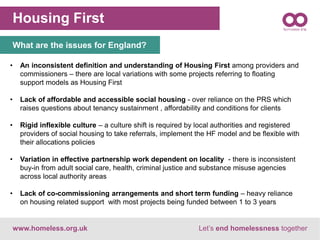 Housing First in England | PPTX