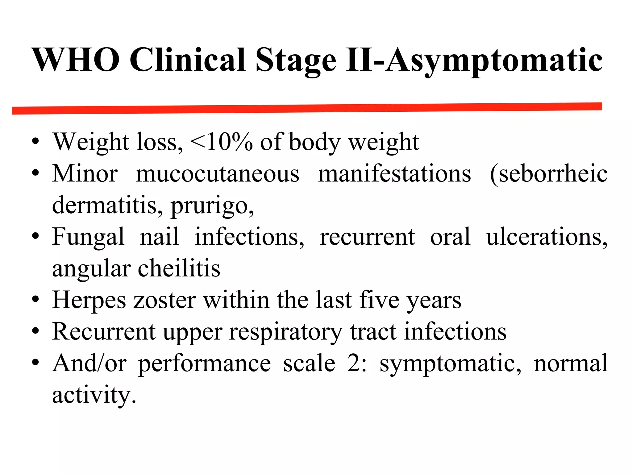 WHO Staging of HIV and AIDS.ppt