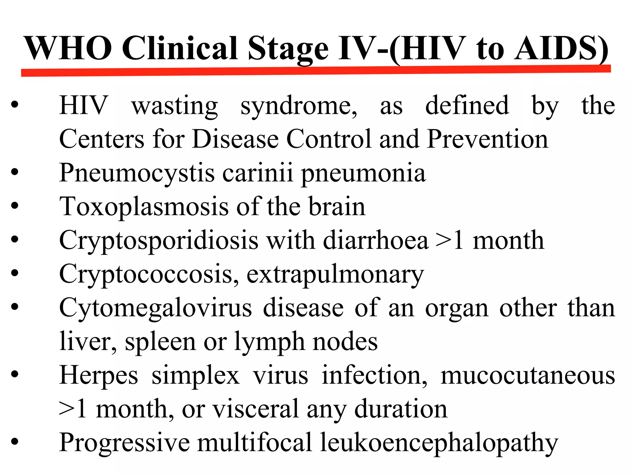 WHO Staging of HIV and AIDS.ppt