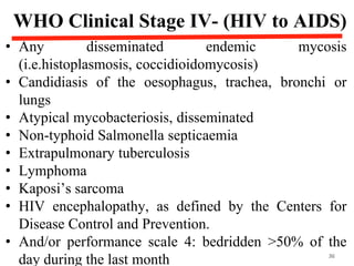WHO Staging of HIV and AIDS.ppt
