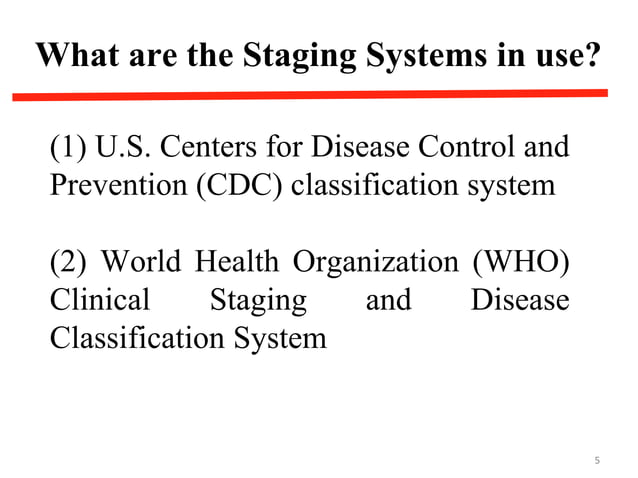 WHO Staging of HIV and AIDS.ppt | Infectious Diseases | Diseases and ...