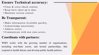 Who strategic communication framework | PPTX