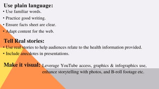 Who strategic communication framework | PPTX