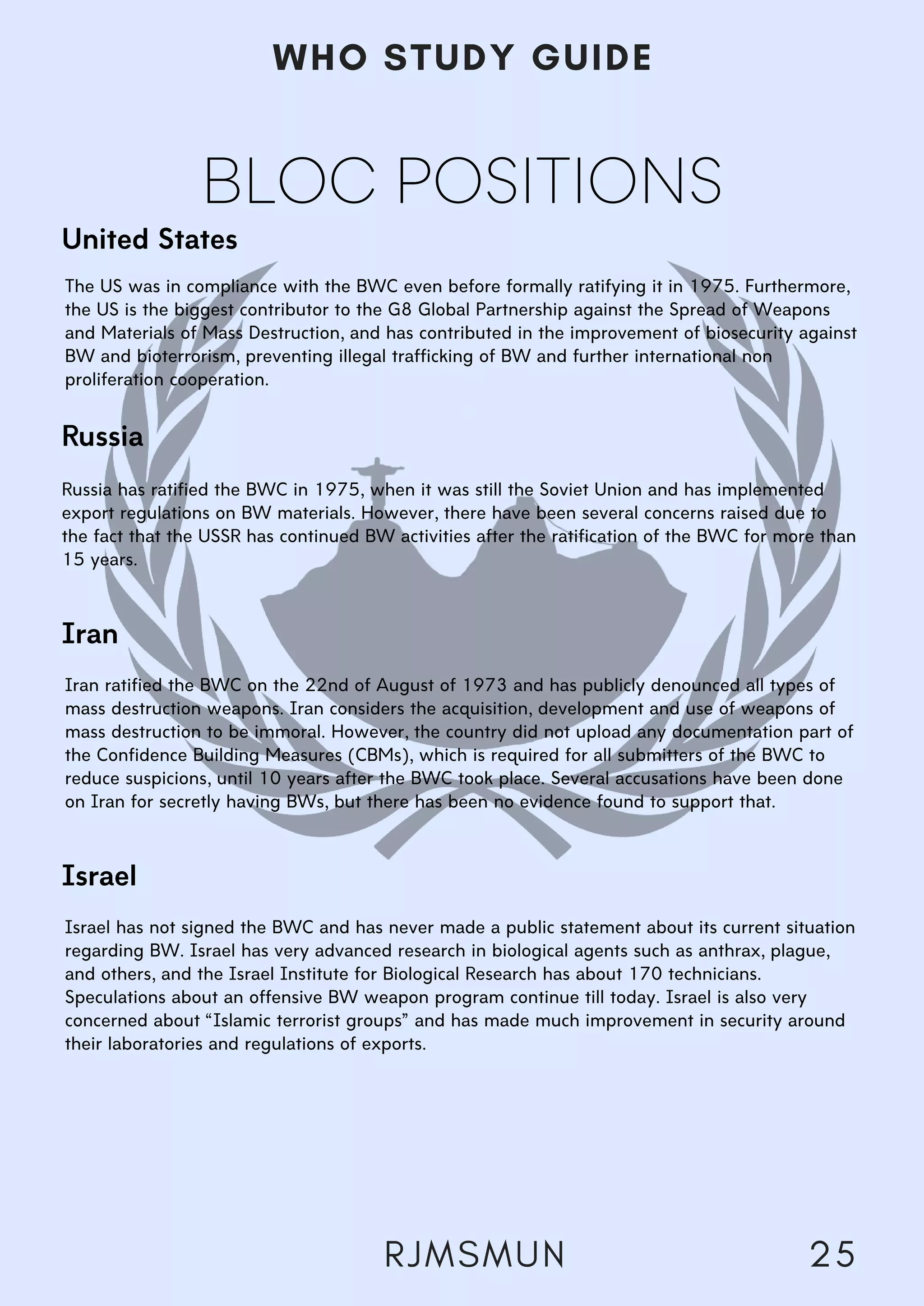 World Health Organisation Study Guide | PDF