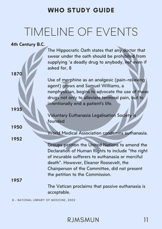 World Health Organisation Study Guide | PDF