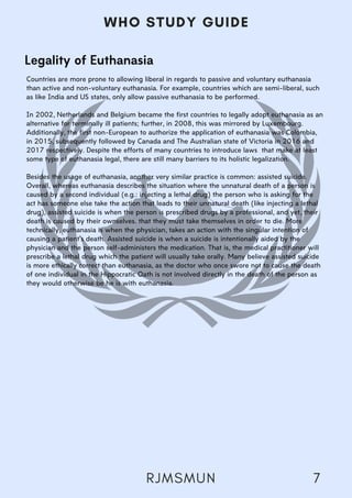 World Health Organisation Study Guide | PDF