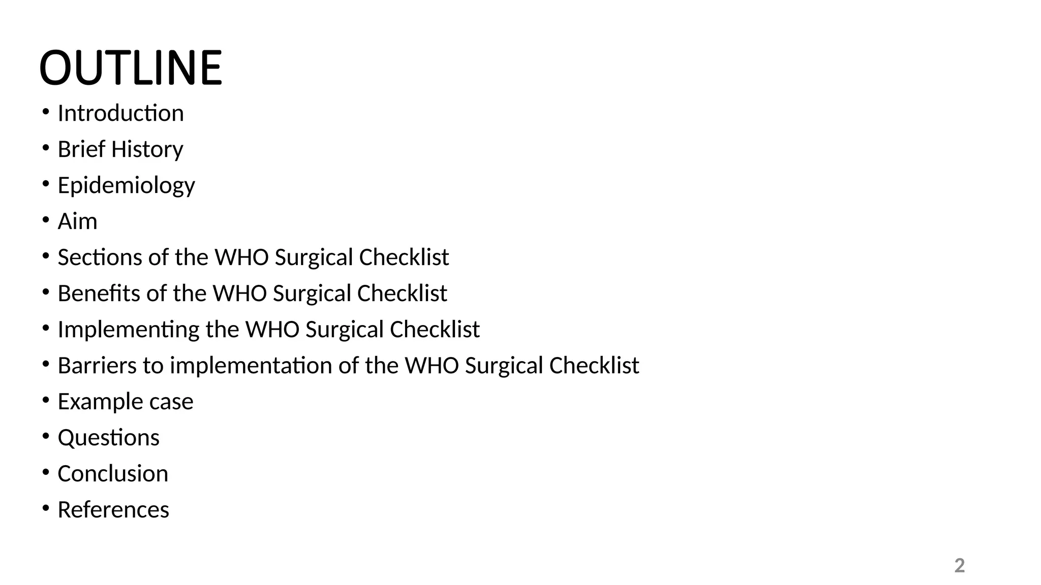 World Health Organization SURGICAL CHECKLIST.pptx