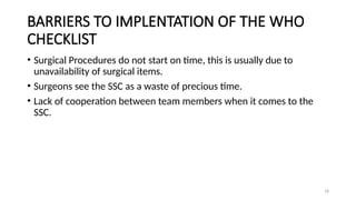 World Health Organization SURGICAL CHECKLIST.pptx