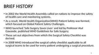 World Health Organization SURGICAL CHECKLIST.pptx