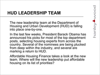 Who's Who At Hud | PPT