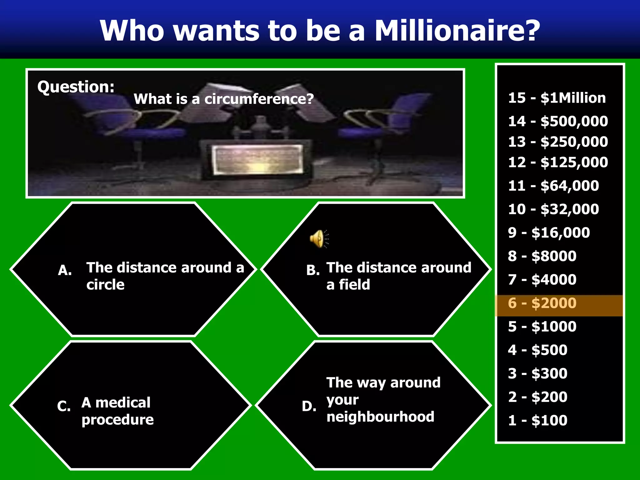 Who wants to be a millionaire Geometry | PPTX