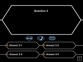 Powerpoint Template Who Wants To Be A Millionaire