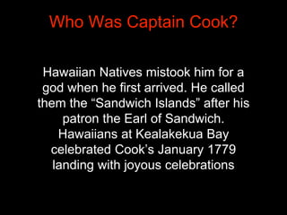 Who was Captain Cook? What Happened to Him? | PPT