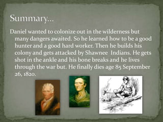 Who was daniel boone | PPTX