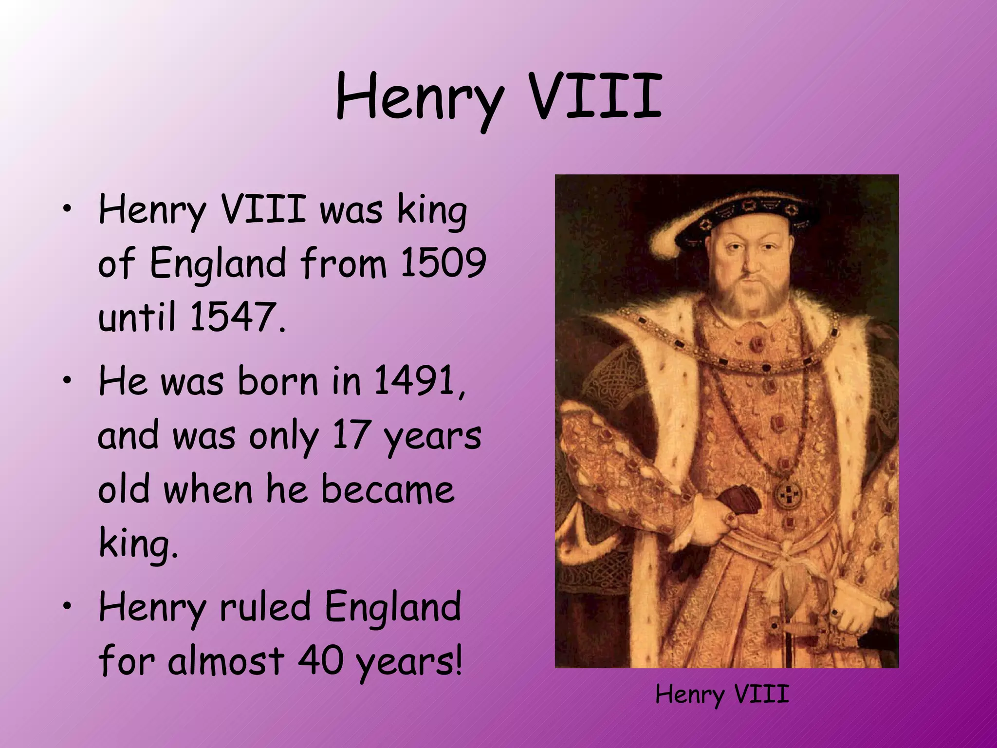 Who was henry viii | PPT