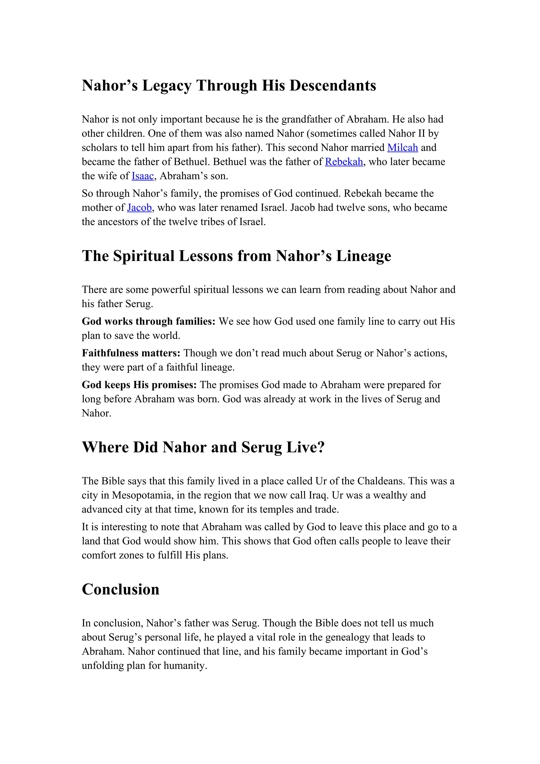 Who Was Nahor’s Father in the Bible.docx