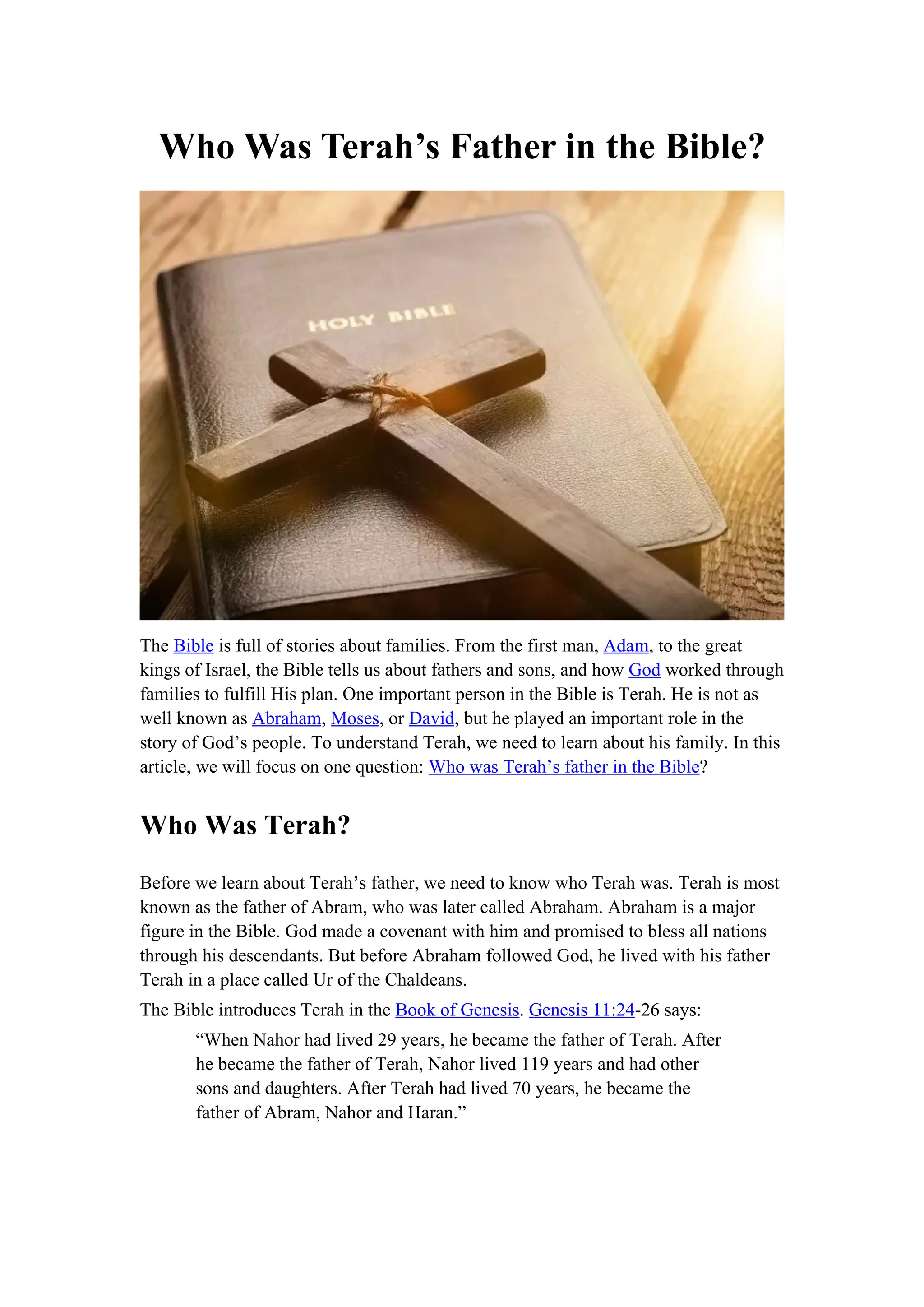 Who Was Terah’s Father in the Bible.docx