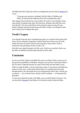 Who Was Terah’s Father in the Bible.docx