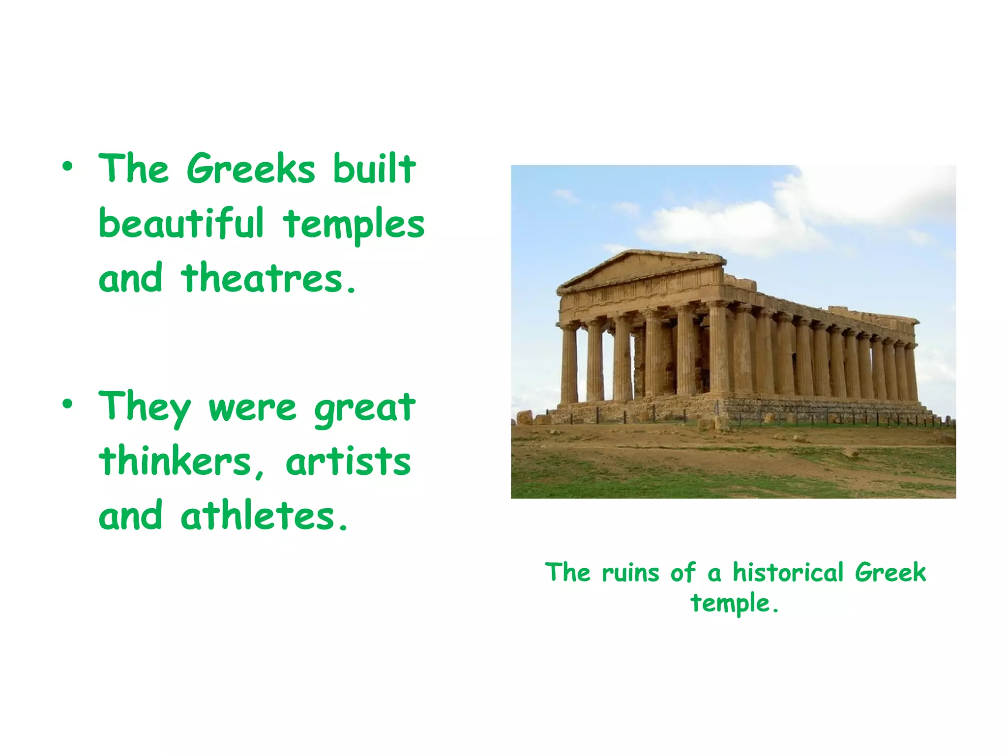 THE ANCIENT GREEKS | PPT