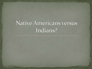 Who were the first americans | PPTX