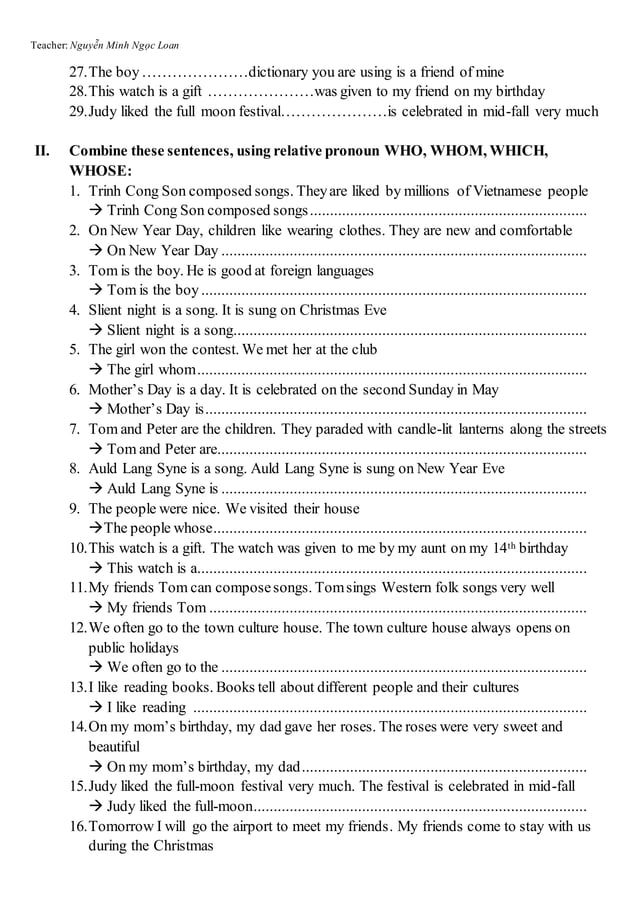 Relative Clauses | DOCX