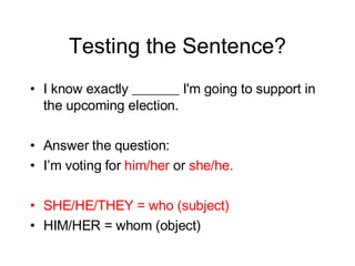 Who,Whose,Whom | PPT