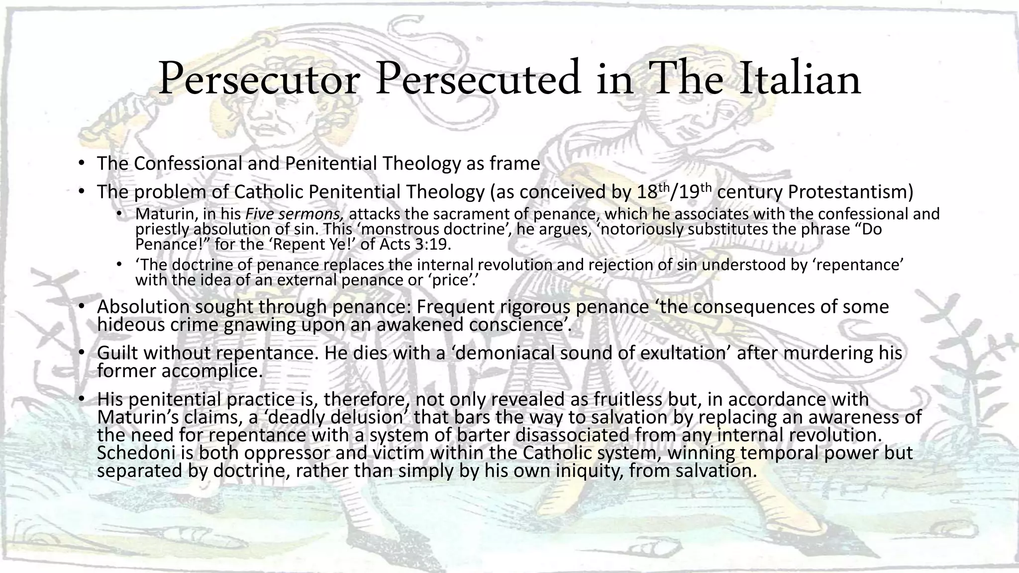 Gothic Faith and Monstrous Religion | PPTX