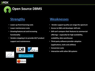 Who Will Win the Database Wars? | PPT
