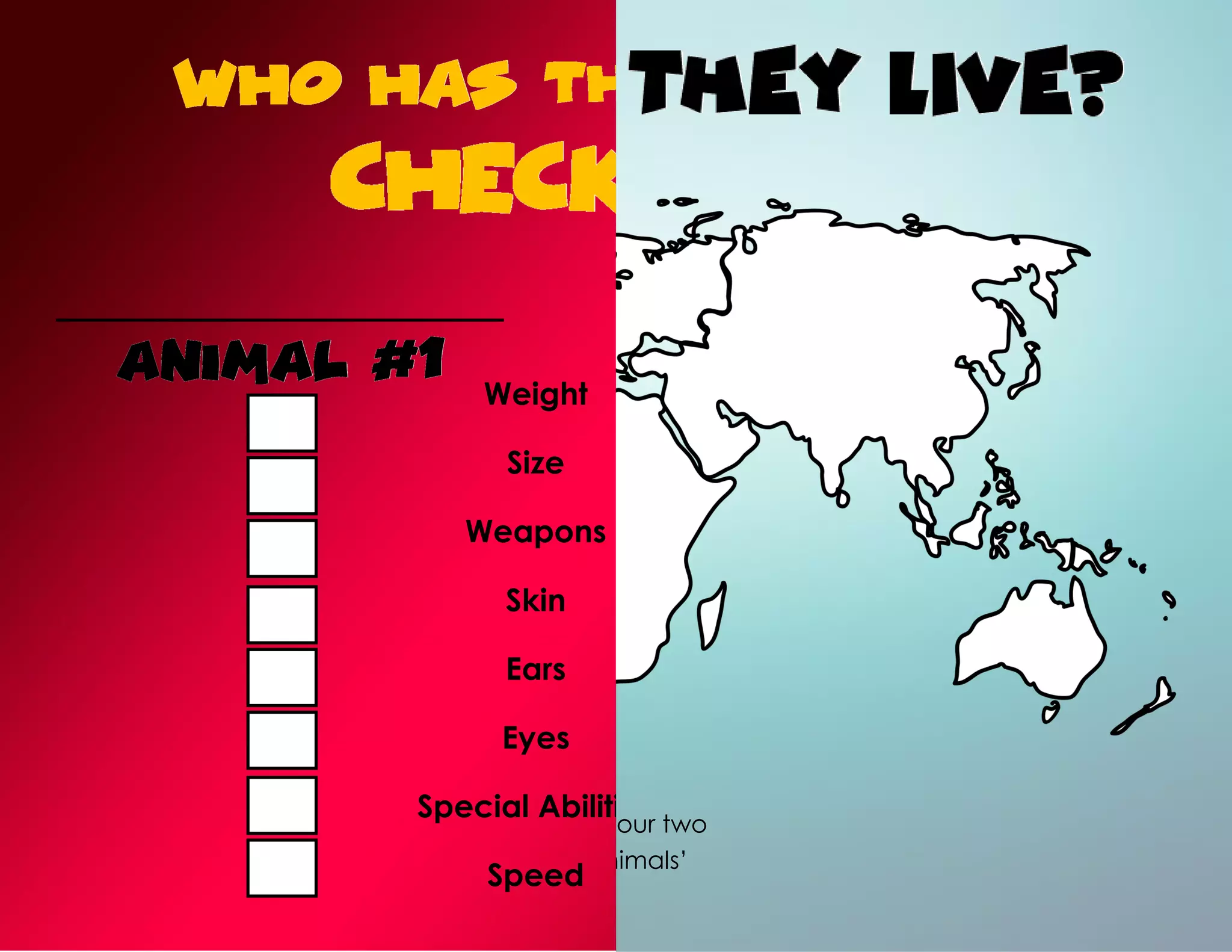 Who Would Win Printable Craft Booklet | PDF