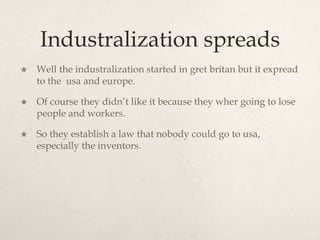 indusrial revolution | PPTX