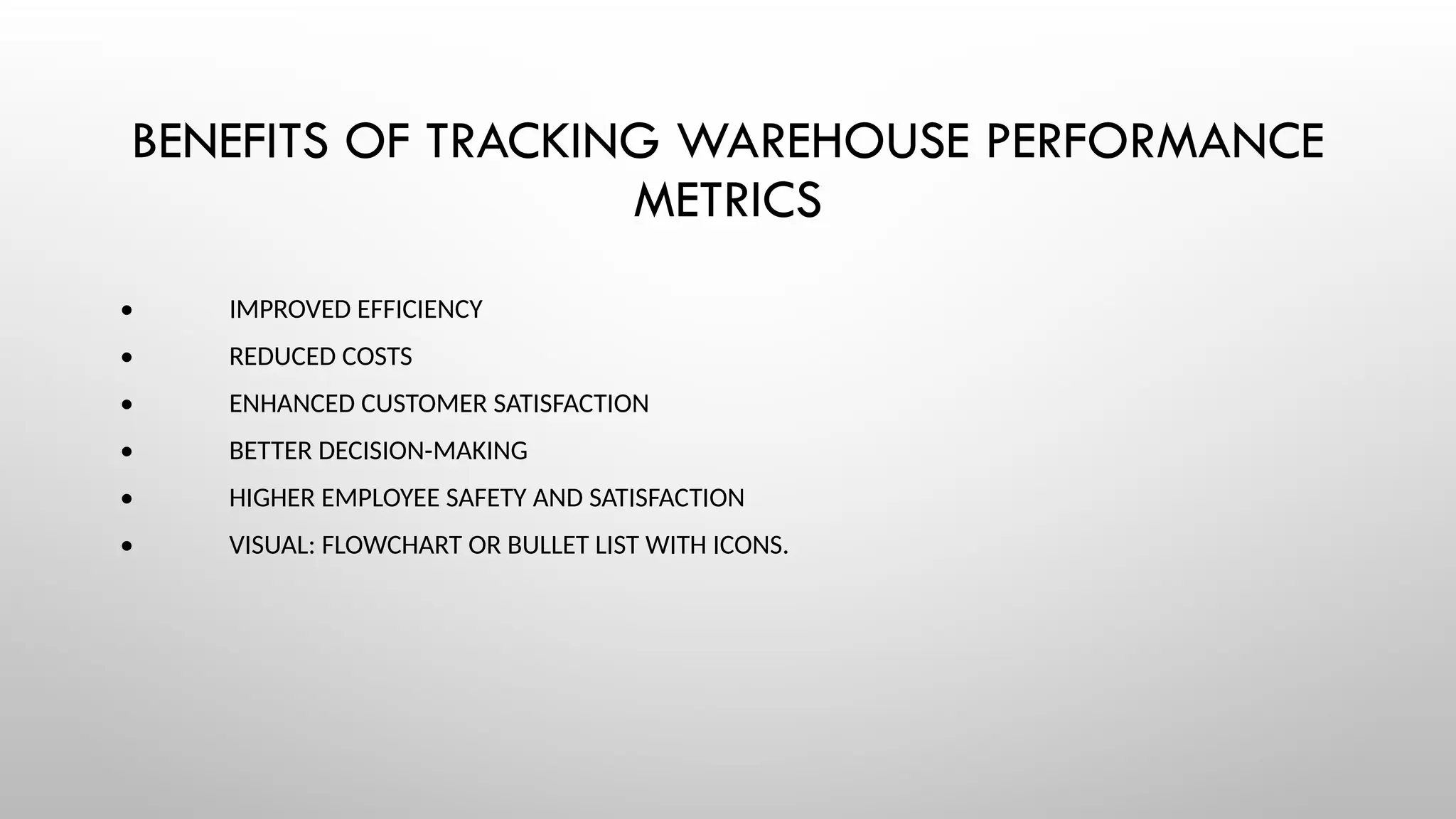 Warehouse metrics in supply chain managment | PPTX