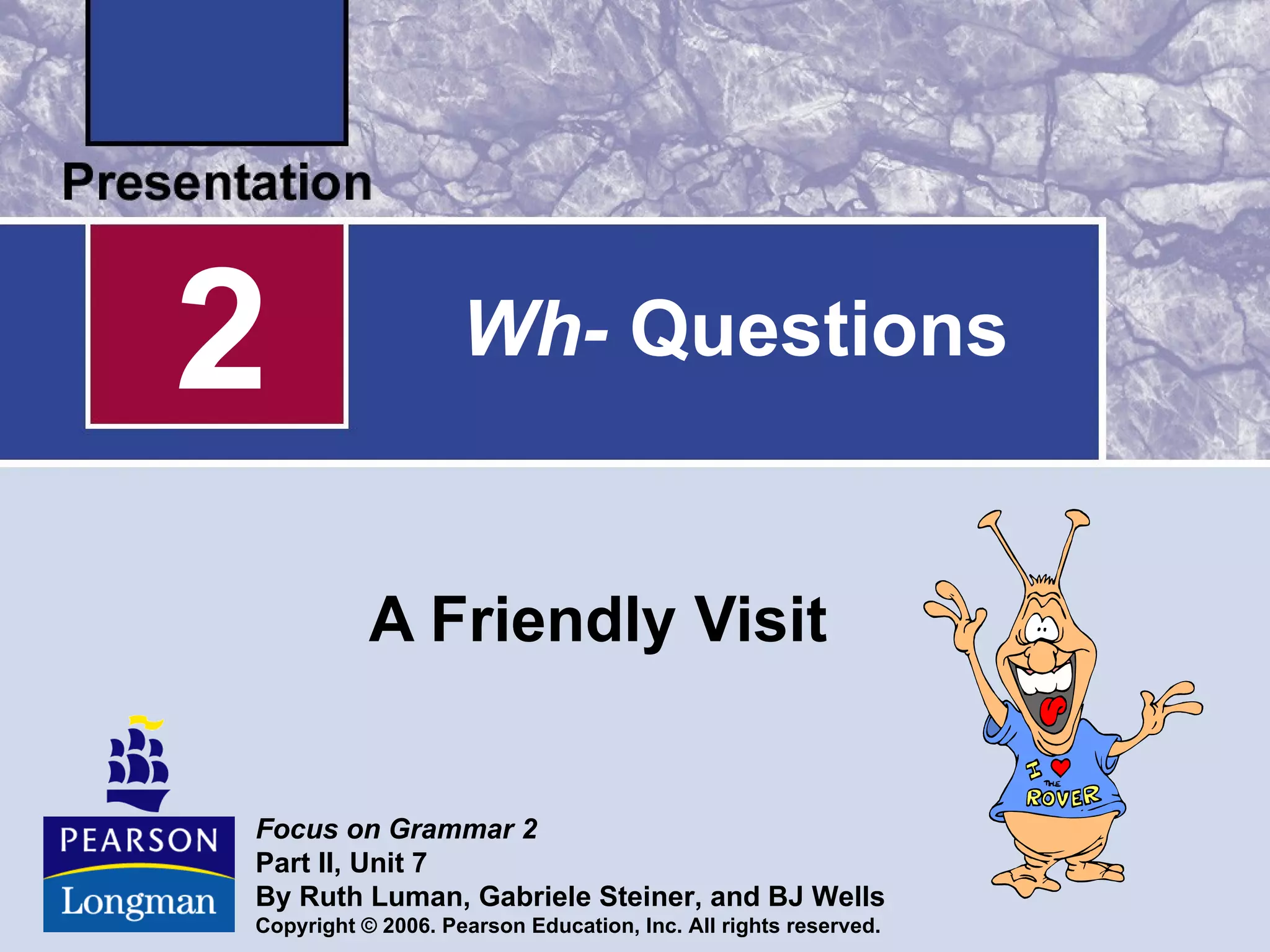 Wh questions | PPT