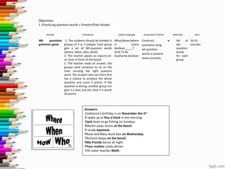 Wh questions | PPT