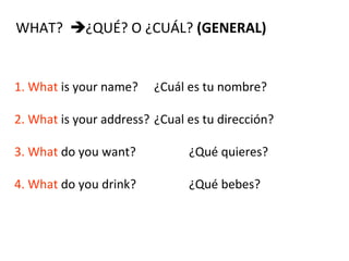 Wh questions | PPT