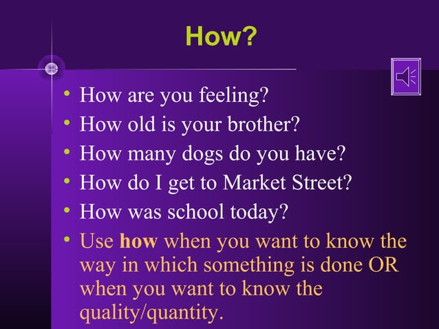 Wh questions lesson plan | PPT