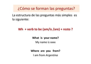 Wh questions unit 2 english 1 | PDF