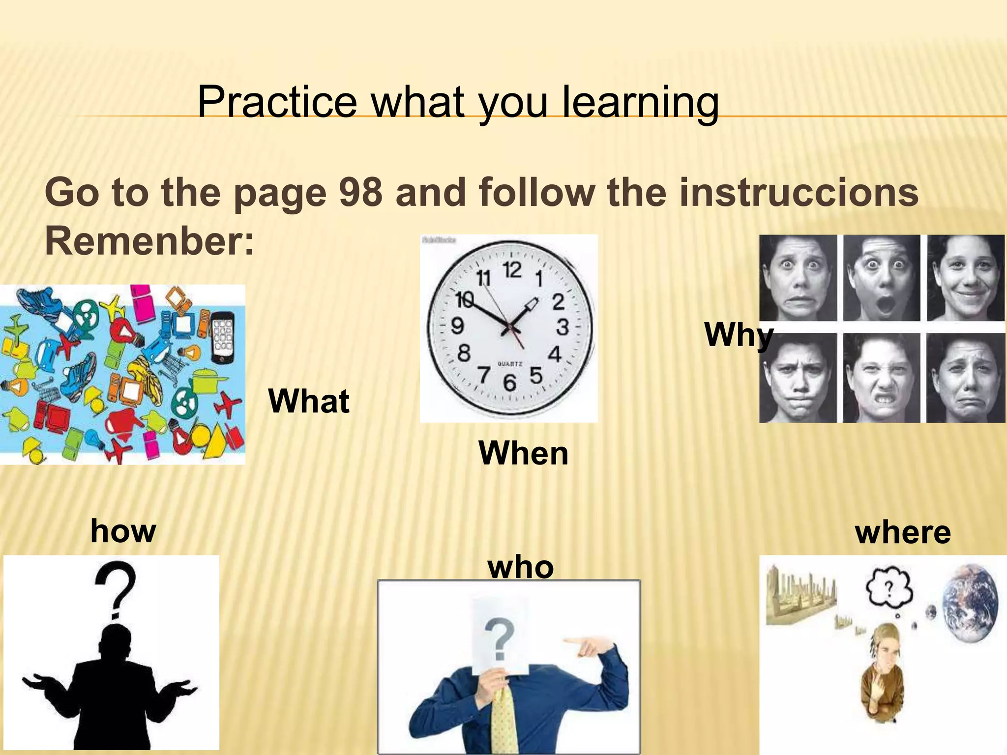 Wh questios classroom | PPT