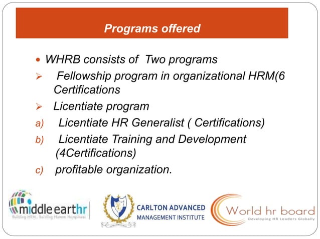 Whrb induction ppt | PPT